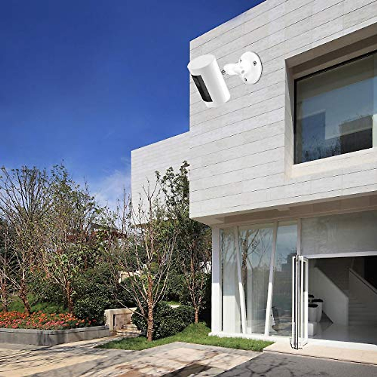 360 Degree Adjustable Mount for Stick Up Cam/Indoor Cam/Battery Cam,TIUIHU Stable Outdoor Ceiling Bracket Mounting Kit for Plug-in HD Security Camera (2-Pack,White)