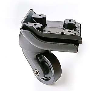 TarppedRock Replacement Luggage Wheels for Suitcases Repair, Set of 4, Luggage Spinner Wheel Replacement Repair Casters for Travel Customs Trolley Bag (TR44R - 4 Pcs)