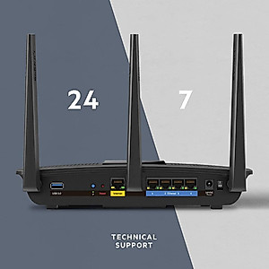 Linksys EA7300-RM Ac1750 Dual-Band Smart Wireless Router with MU-Mimo, Works with Amazon A (Renewed)