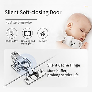 THNIKRE 60"x36" Bathroom Medicine Cabinet with Mirror, Wall Cabinet with 3X Adjustable Height & Angle Magnifier, Behind Door Storage, Wooden Storage Shelves, HD Shatter-Proof Mirror