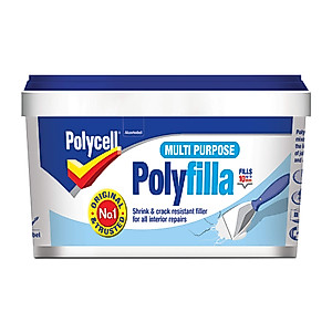 Polycell PLCMPPR600GS Multi Purpose Polyfilla Ready Mixed, 600 g, Off-White