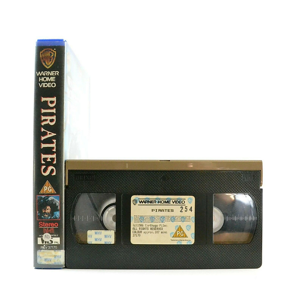 Pirates: Film By R.Polanski (1987) - Large Box - Comedy/Adventure - Pal VHS