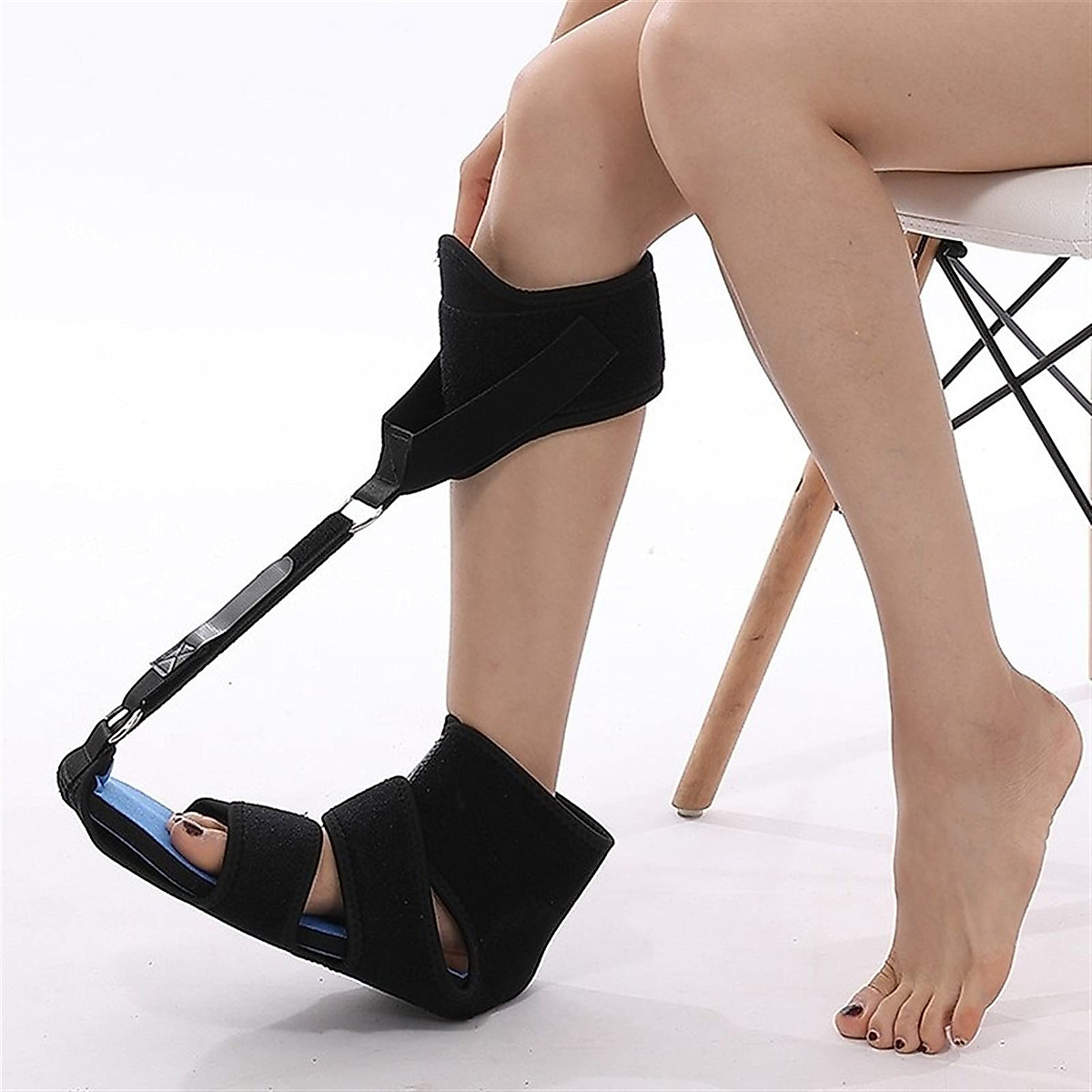Brace Adjustable Elastic Ankle Support for Heel Ankle Arch Foot Pain Plantar Fasciitis Night Splint Foot Drop 0616