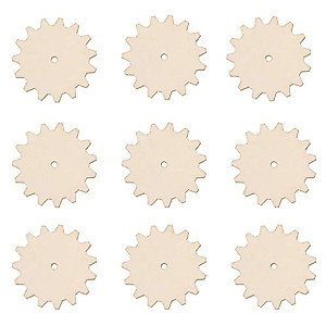 Homoyoyo 20 Pcs Unfinished Wood Cutouts Wood Embellishment Wood Slice Centerpiece Wood Circles for Crafts Rustic Wood Slices Unfinished Wood Ornaments Wooden Pieces Steampunk Bamboo