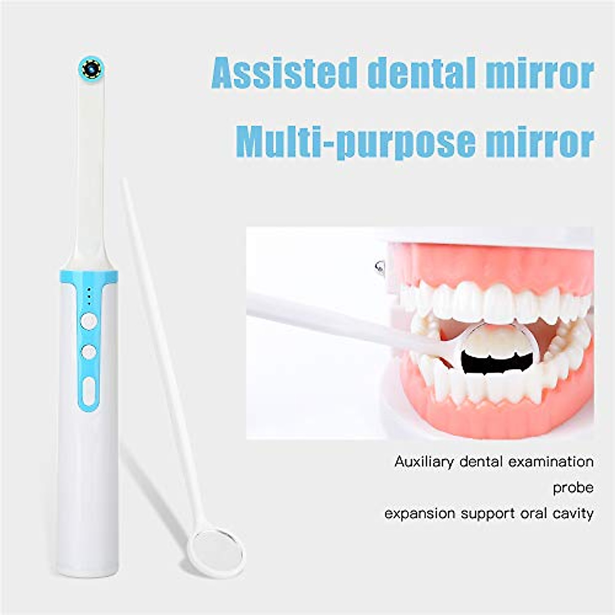 Wireless WiFi HD USB Oral Camera With LED Light for Personal and Pet Oral