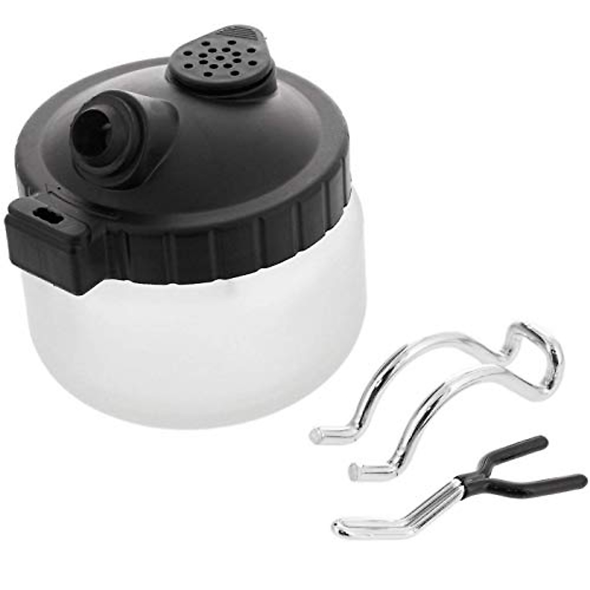 Airbrush Cleaner Kit With Brush Cleaner Solution - Ultimate Airbrush Cleaning Kit, Holder, and Pot for Efficient Cleaning of Airbrushes - Glass Clean Pot Cleaning Jar