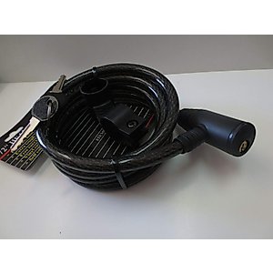 ssh 72" Heavy Duty Bike Motorcycle Cable Lock Black
