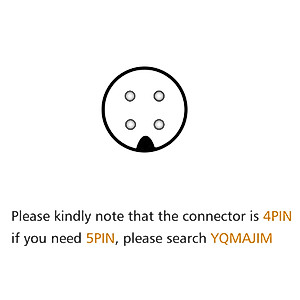 4 Pin Dash Cam Cable,29.5 Ft 4 Pin to 2.5mm Male Back Up Camera Cable,Dash Cam Reverse Camera Mirror Camera Cable with Trigger Cable,Fit for Pickup Truck Trailer SUV RV