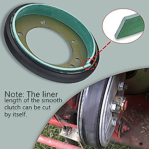 04743700 Lawn Tractor Drive Disc Kit With Liner/Friction Wheel , Compatible With Snapper Riding Clutch Disc, Replace Models 240-975, 7053103, 7600135, 5-3103, 5-7423, 7053103, (OD 6" ID 5-1/8") (1)