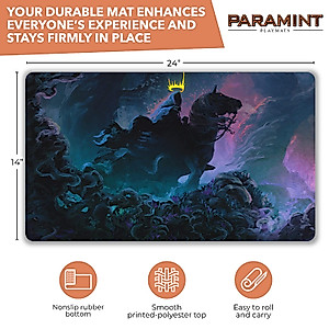 Paramint Get Off The Road (Stitched) - MTG Playmat by Anato Finnstark, LOTR Lord of The Rings-Compatible with Magic The Gathering Playmat-Play MTG,YuGiOh,TCG-Original Play Mat Art Designs&Accessories