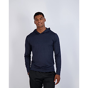 3 Pack: Men’s Quick Dry Fit Moisture Wicking Long Sleeve Fishing Active Athletic Hoodie Performance Hooded TShirt Workout Running Gym Sports Casual Sweatshirt UPF 50 Outdoor Hiking-Set 10, Medium