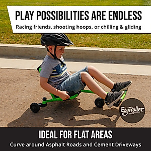 EzyRoller New Drifter-X Ride on Toy for Ages 6 and Older, Up to 150lbs. - Green
