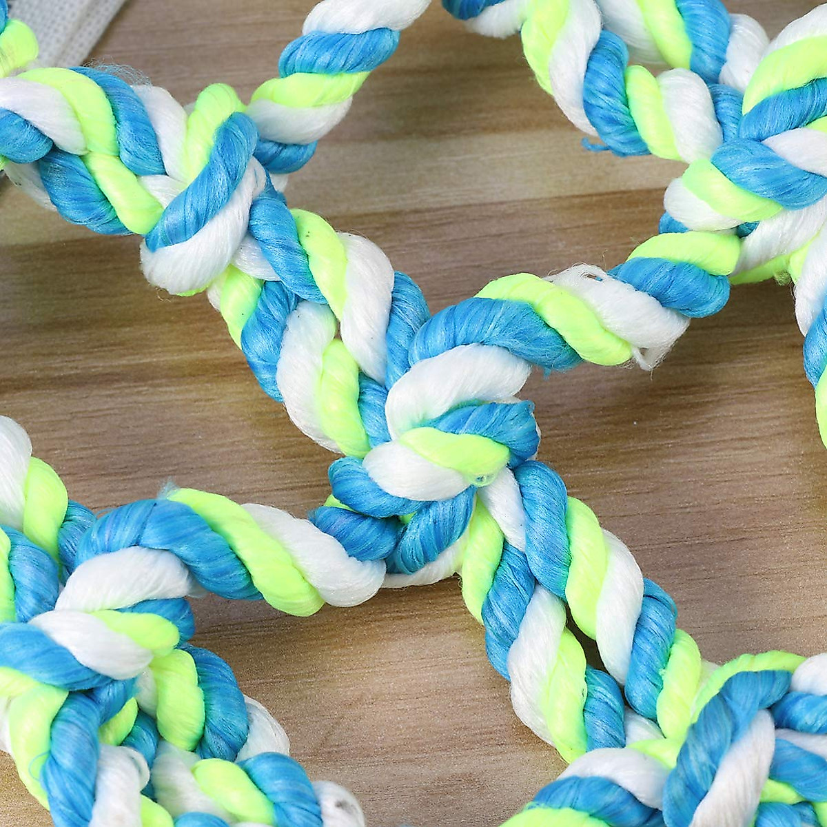 UEETEK Rat Ferret Climbing Rope Net Pet Bed Small Animal Activity Toy for Hamster Parrot