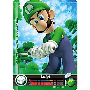 Nintendo Mario Sports Superstars Amiibo Card Golf Luigi for Nintendo Switch, Wii U, and 3DS