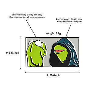 Kawaii pins cartoon cute frog brooch collar pin ladies clothing metal badge backpack decoration kawaii stuff(yy-1)