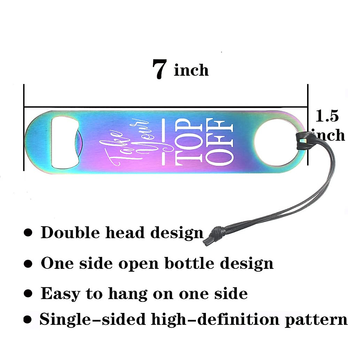 HomeLove Inc. Take your top off Funny Beer Bottle Opener, Funny Bottle Opener for Party Decorations, Funny Gift Ideas for Men, Women, Friends, Husband, Wife, Beer Lover