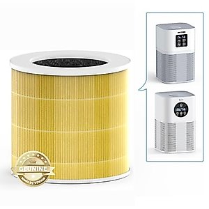VEWIOR A1 Official Replacement Filter H13 True HEPA Air Purifier Filter, Compatible with VEWIOR HQSC-50 HQKJ-80 A1 A1W Air Purifier, H13 True HEPA Air Cleaner Filter for Pet Hair Smell