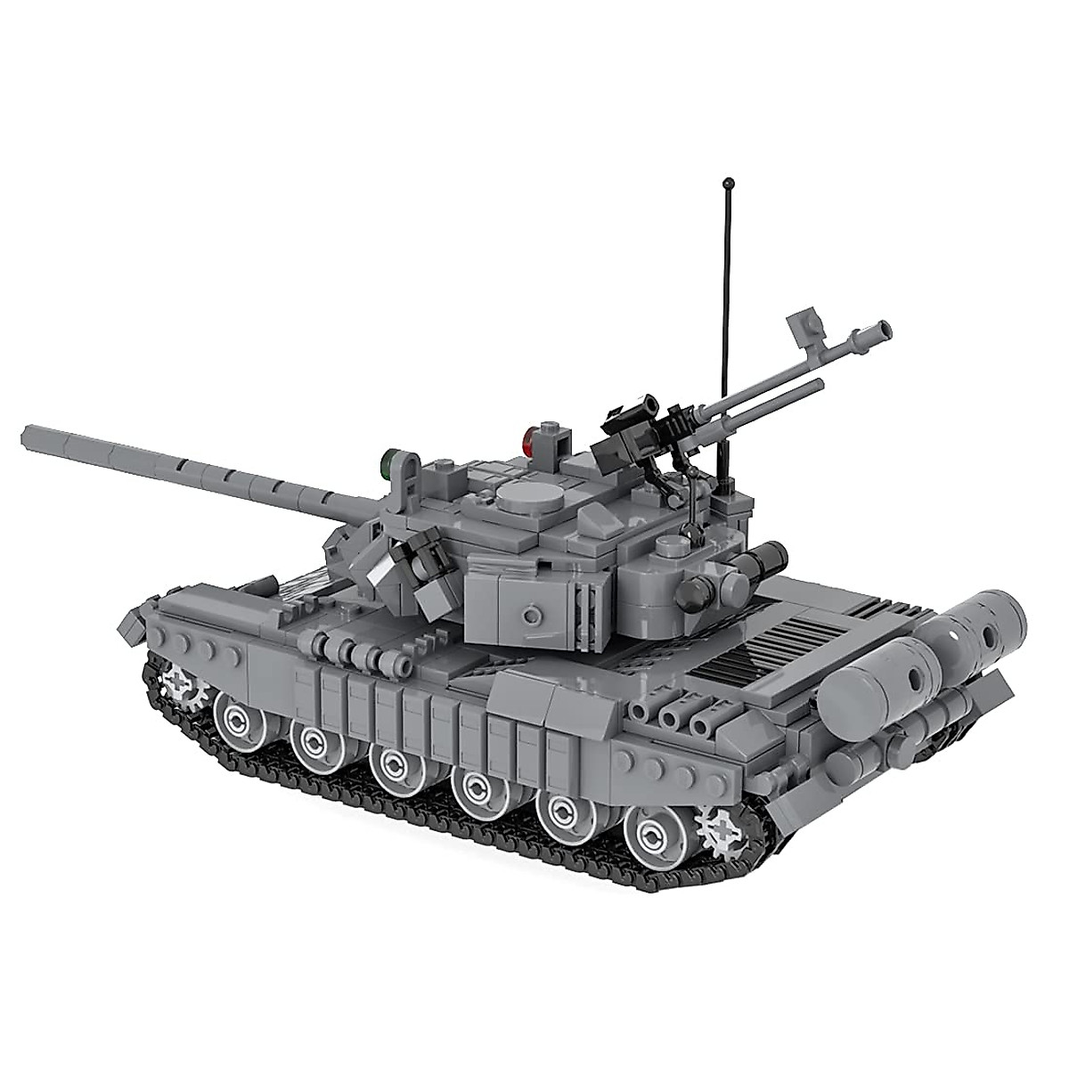 Topoo Tank Building Kit WW2 Military War Battle Tank Sets Army Vehicles Model - T-72 Russian Main Battle Tank, 776 PCS