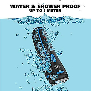 Wahl Groomsman Electric Shaver Rechargeable Wet/Dry Waterproof Electric Razor for Cordless Men's Shaving & Grooming - Lithium Ion with Long Run Time & Quick Charge – Model 7063