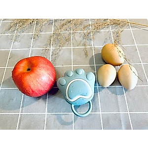 Ctpeng Dog Bath Brush,Soft Pet Shampoo Brush,Cat Massage Brush for Massaging Washing＆Bathing(Blue)