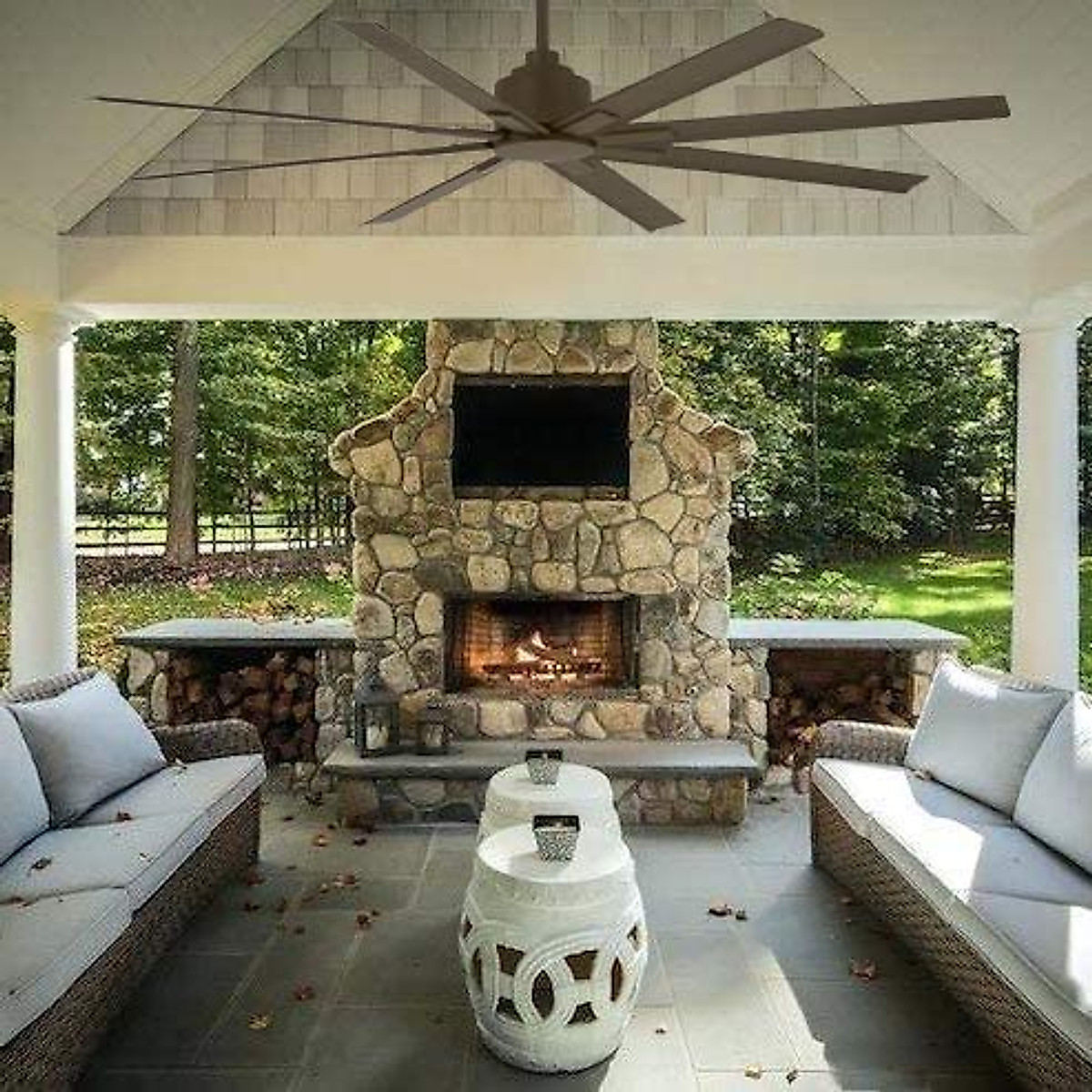 MINKA-AIRE F896-65-ORB Xtreme H2O 65 Inch Outdoor Ceiling Fan with DC Motor in Oil Rubbed Bronze Finish