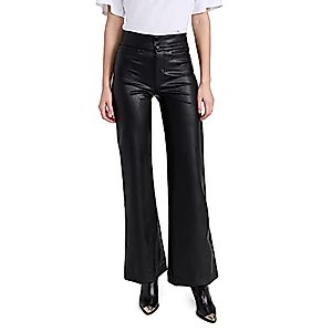 ASKK NY Women's Vegan Brighton Pants, Black, 24