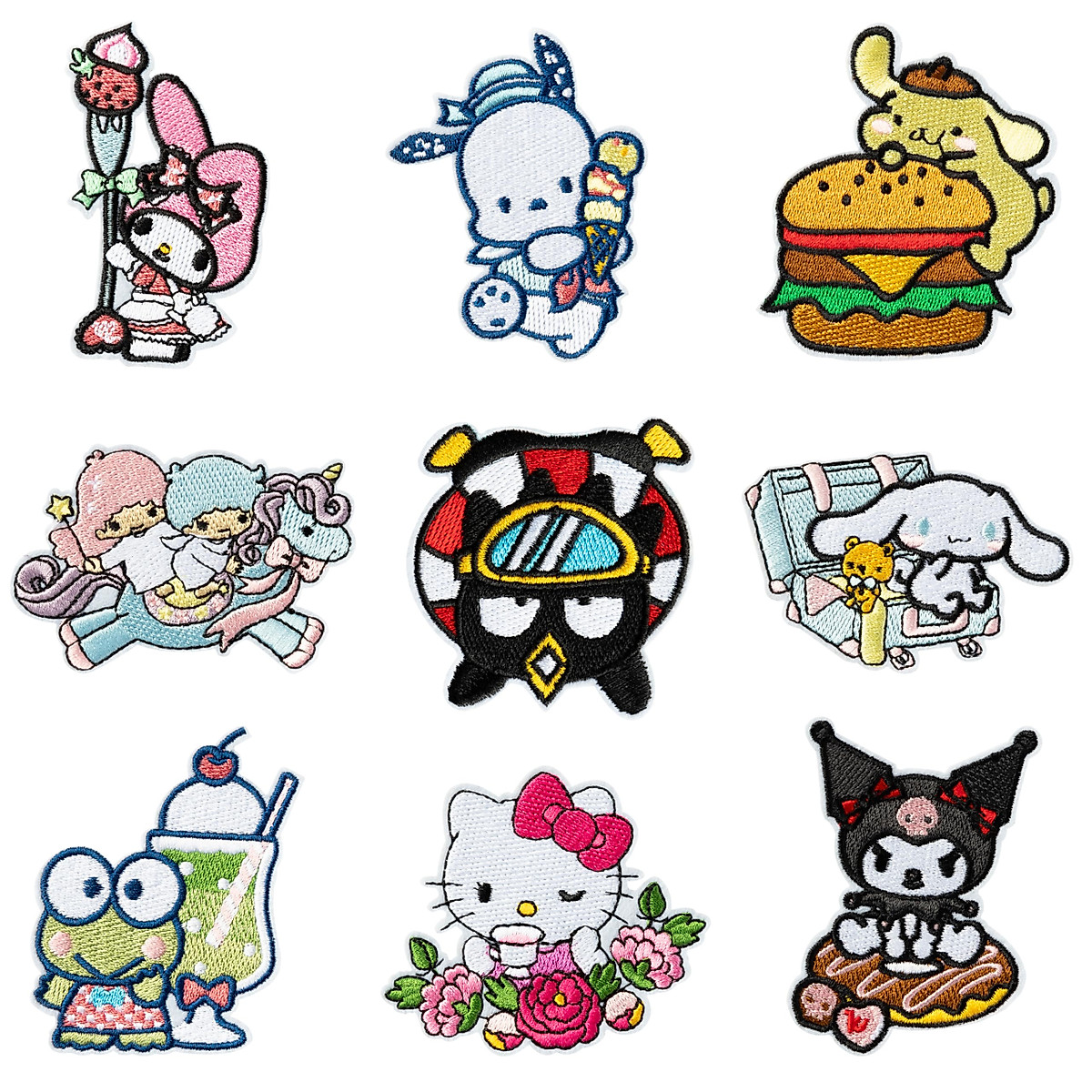 9 Pcs Embroidery Patches