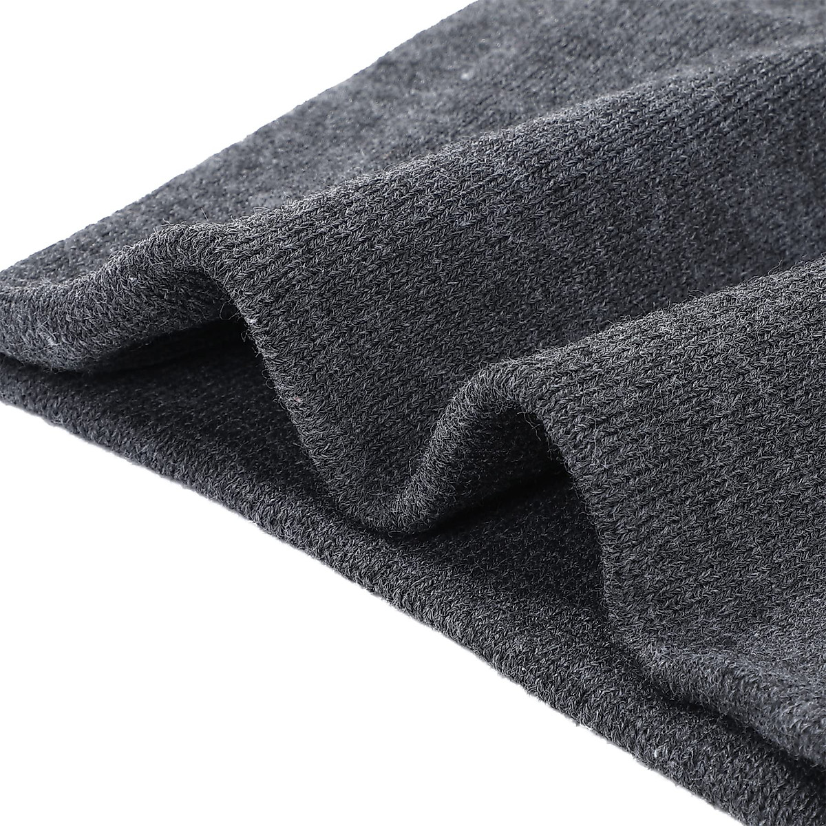 Zando Womens Satin Lined Beanie for Women Warm Beanies Womens Winter Beanies for Women Knit Hats for Women Unisex Cuffed Skull Caps for Men Thick Satin Lined Winter Hats for Women Men Black Beanie Hat