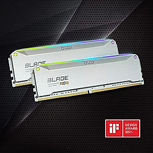 OLOy DDR4 RAM 16GB (2x8GB) Blade Aura Sync RGB 3600 MHz CL14 1.45V 288-Pin Desktop Gaming UDIMM (MD4U0836144BRADE)