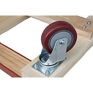 TentandTable 4 Wheel Wood Furniture Dolly/Warehouse Cart | 1000 LB Capacity | 18" inch x 36" inch | for Garage, Warehouse, or Any Heavy Moving