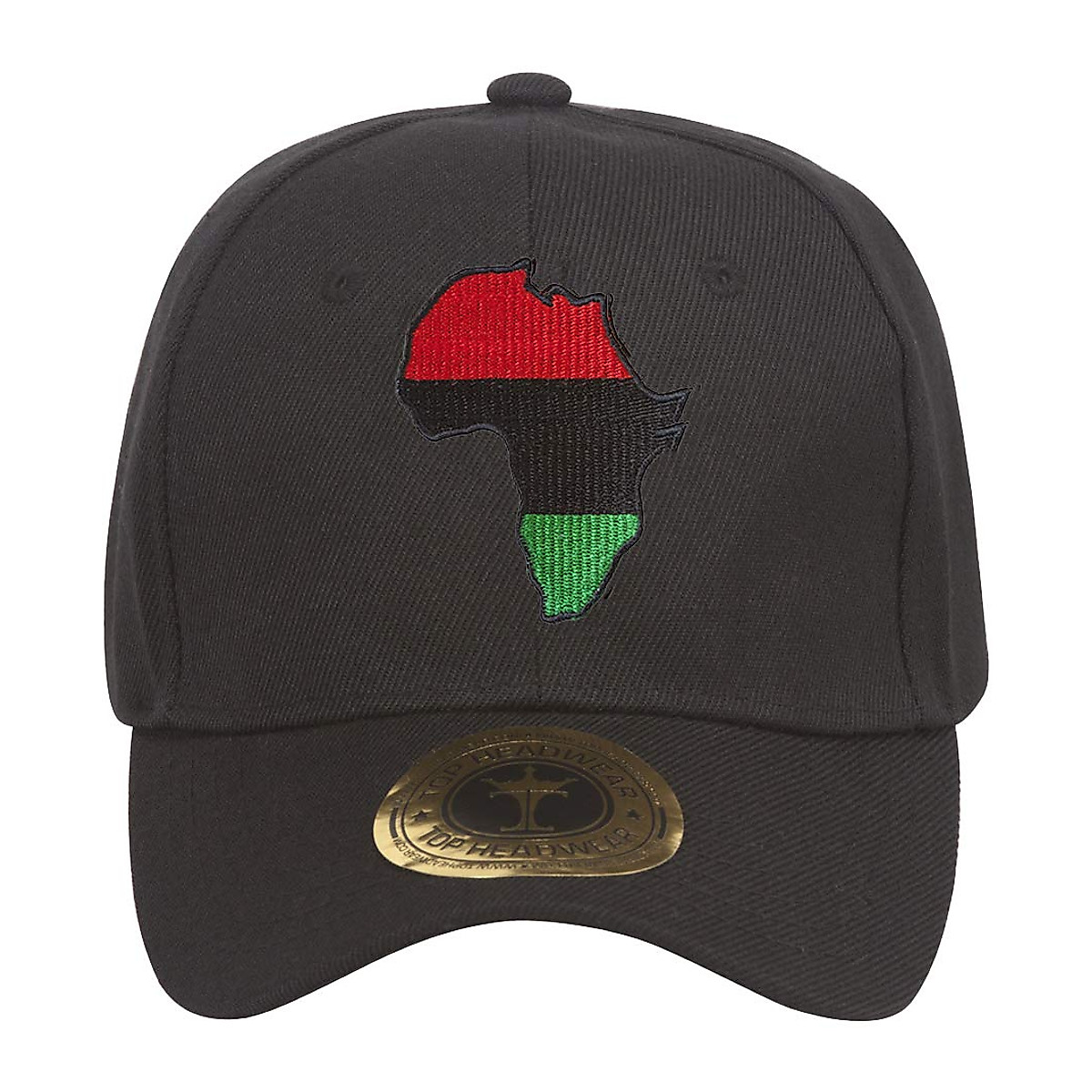 Gravity Threads Pan Africa Continent Patch Black Adjustable Baseball Cap