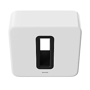 Sonos Sub – Wireless Subwoofer that adds bass to your home theater and your music. (White) (Renewed)