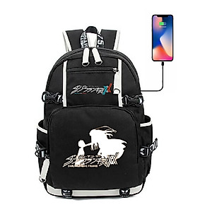 ISaikoy Anime Darling in the FranXX Backpack Shoulder Bag Bookbag Daypack School Bag 1