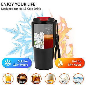 Mr & Mrs Tumblers Set, Mr and Mrs Stainless Steel Insulated Travel Mug Tumblers with Hand Strap, 20 oz Couples Drinking Coffee Cups for Newlyweds Engagement Wedding Gifts Bridal Shower Anniversary