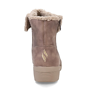 Skechers Women's Ankle Bootie Boot, Taupe, 9