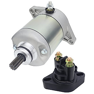 Soarider Starter & Relay for Arctic Cat 400 Auto FIS 4x4 05-08| LE 05-07| TBX 05-06| 400 Manual FIS 05-08| 400 TRV 06-14, 3545-016 3313-719 18809 18840 410-54068 41054068 SMU0297 SM14241 495775