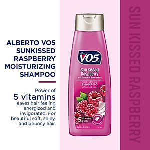 Vo5 Alberto Herbal Escapes Balancing Shampoo Sun Kissed Raspberry 12.5OZ (Pack of 6)