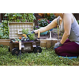 AMES 20213200 Rolling Lawn & Garden Storage Cart