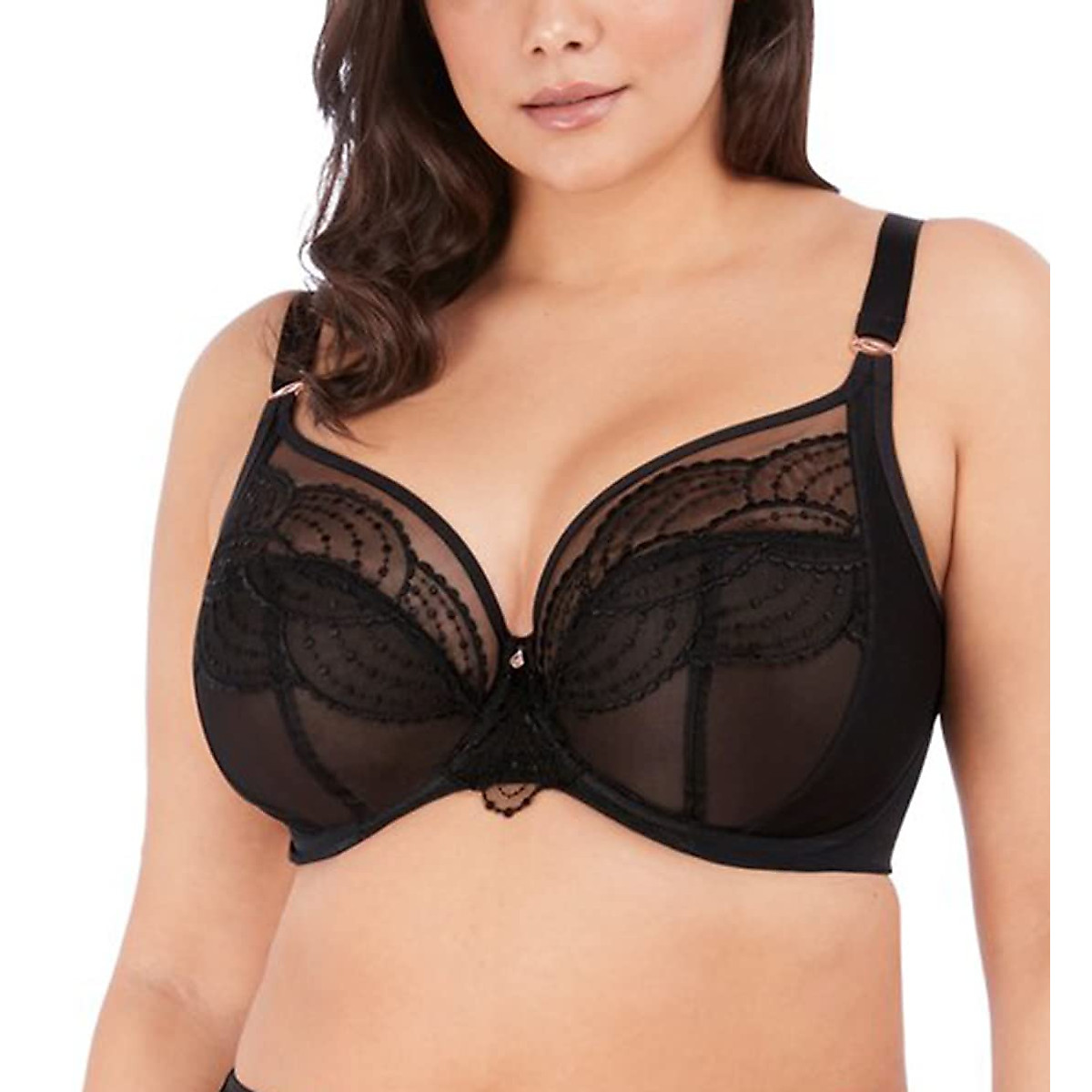 Elomi Women's Priya Underwire Plunge Bra Black
