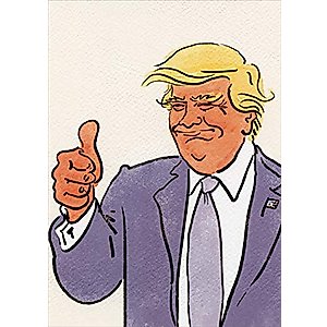 Designer Greetings Donald Trump Thumbs Up Funny/Humorous Birthday Card