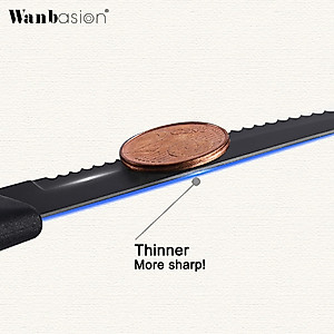 Wanbasion 8-Piece Steak Knife Set Dishwasher Safe, Steak Knife Set Stainless Steel, Kitchen Steak Knife Set Sharp - Scratch Resistant & Rust Proof