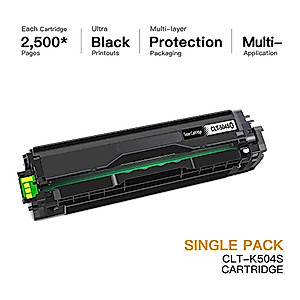 E-Z Ink (TM Compatible Toner Cartridge Replacement for Samsung 504 504S CLT-K504S CLT-504S for SL-C1860FW SL-C1810W C1860 CLP-415NW Printer Tray (1 Black)