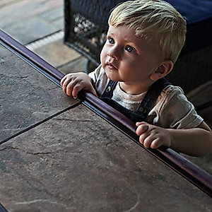 Sharp Edge and Furniture Safety Guards 20.4ft Protective Foam Cushion; 18ft Bumper 8 Adhesive Childsafe Corners Baby Caring Child Proofing Set NonToxic and Safe For Table, Fireplace, Countertop; Brown