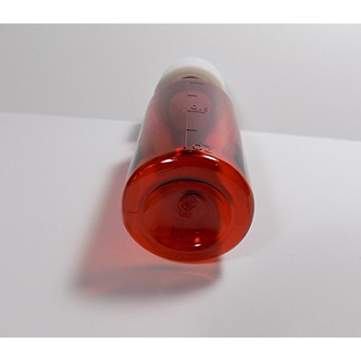 Graduated Ovals 1 Ounce Plastic Amber Medicine-Travel RX Bottles w/Caps-Perfect for Travel-Very Strong Sidewall and Secure-10 Pack-Pharmaceutical Grade Product