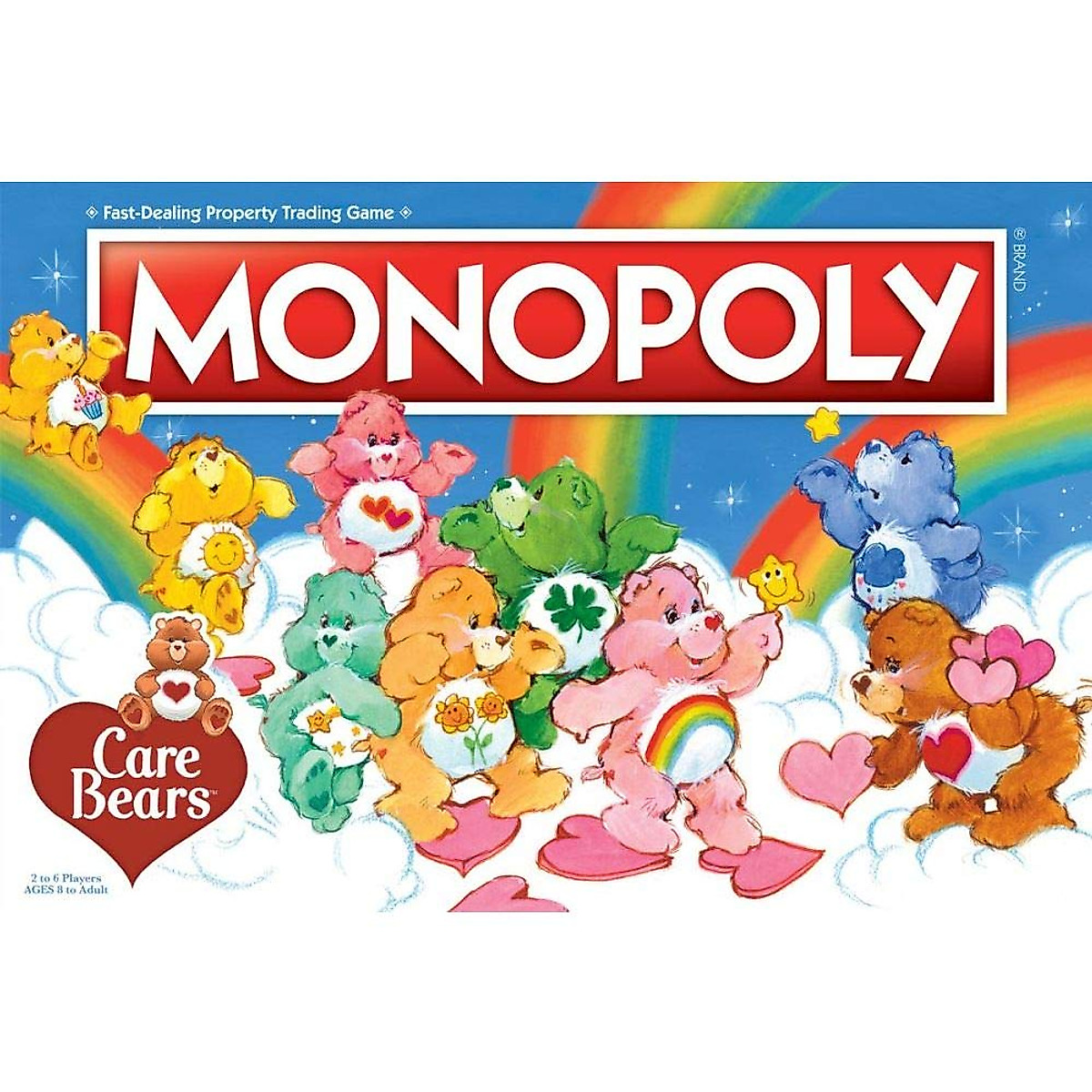 USAopoly Monopoly®: Care Bears | Ages 8+ | 2-6 Players | 1 Set