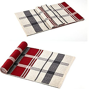 Mailandy Mens Winter Scarf Fashion Formal Soft Scarves Classic Plaid Solid Color Cashmere Scarf for Men
