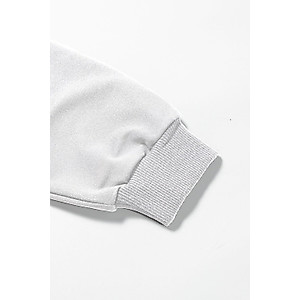 blibean Teen Boy Fall Clothes Sets Jogging Jogger Outfit Little Girl Hoodies Two Piece Sweat Pants Comfy 2pc CLothes Age 12T-13T (Size 12-13 Year) White