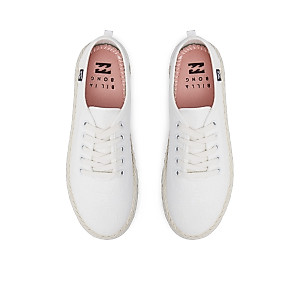 Billabong Women's Puebla Sneaker, White, 8
