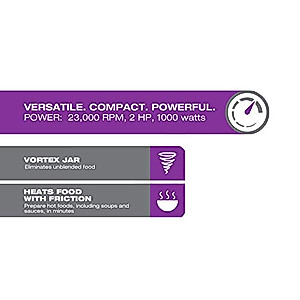 Salton Compact Power, Red Blender, 1.2 Liters (BL1638R)