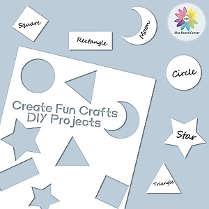 Mat Board Center, Pack of 50 11x14 White Uncut Mat Boards Backing Boards, 4-Ply Thickness, Great for Pictures, Frames, Crafts, Prints